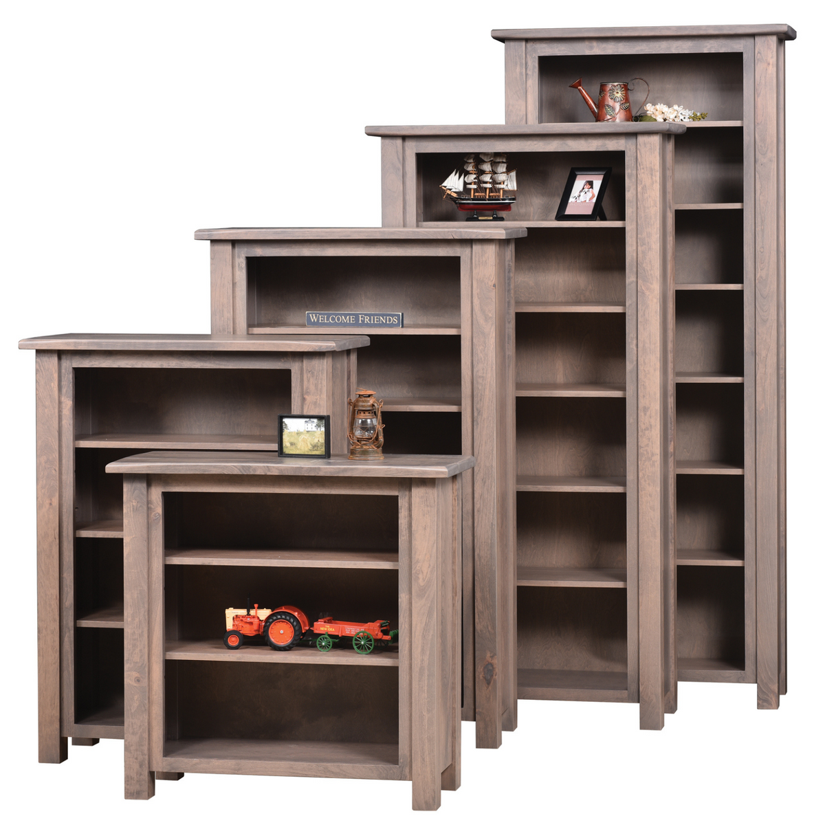 Amish Bookcases | Customize Your Bookcase or Full Wall Unit Today ...