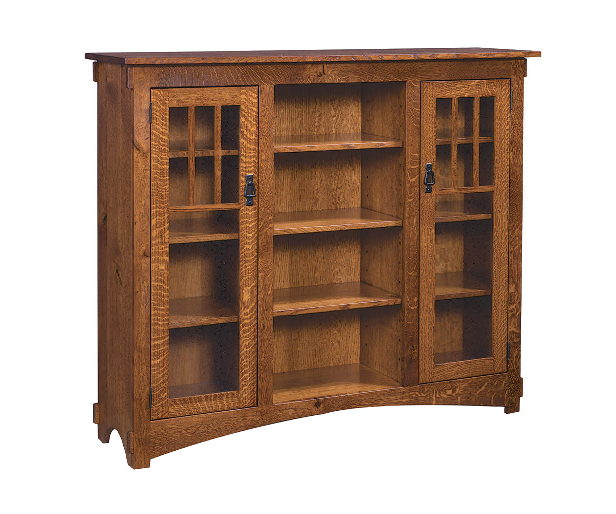 Amish Craftsman Mission Display Cabinet/Curio — Our Family Craft Shop