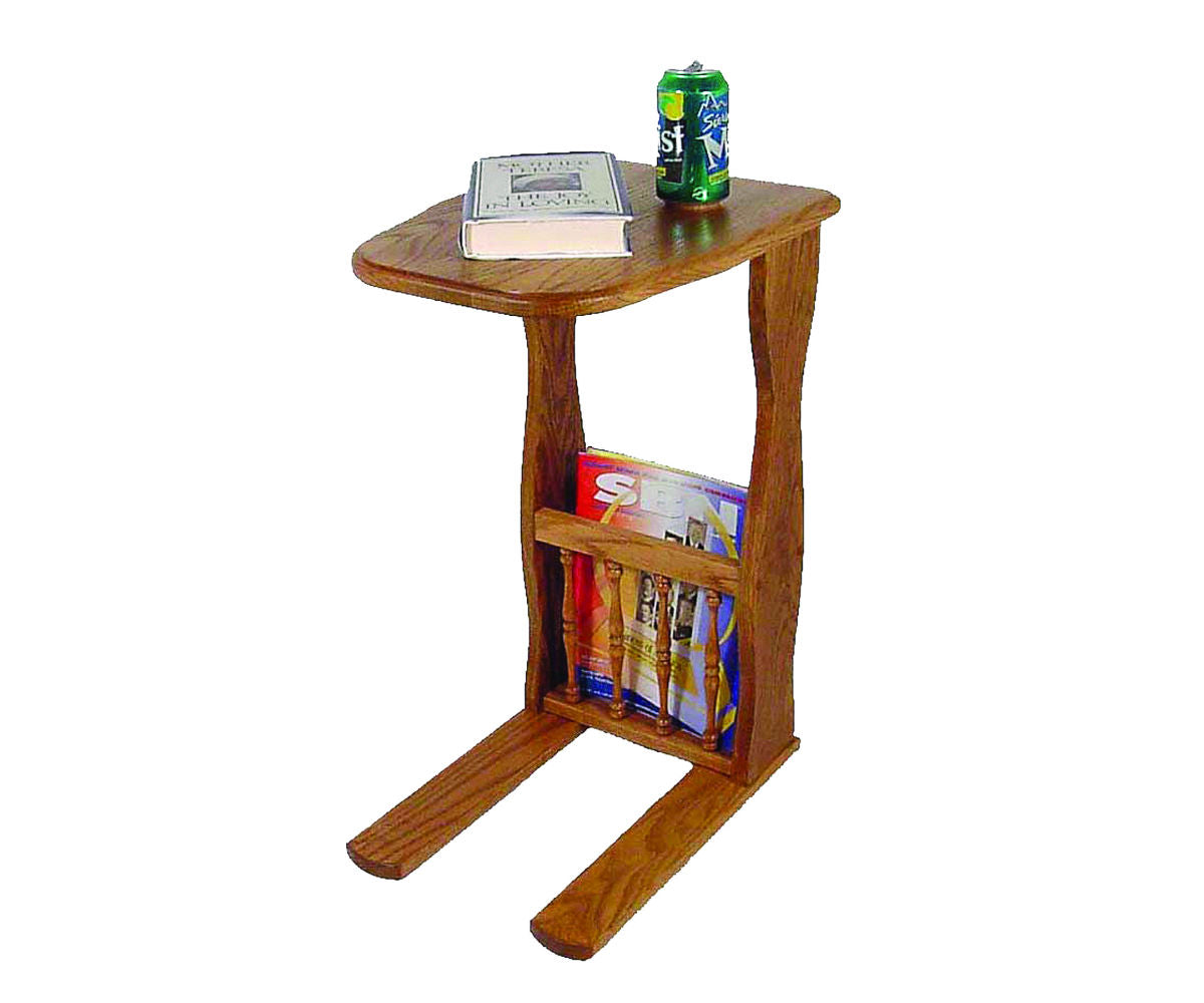 Amish Sofa Server With Magazine Rack — Our Family Craft Shop