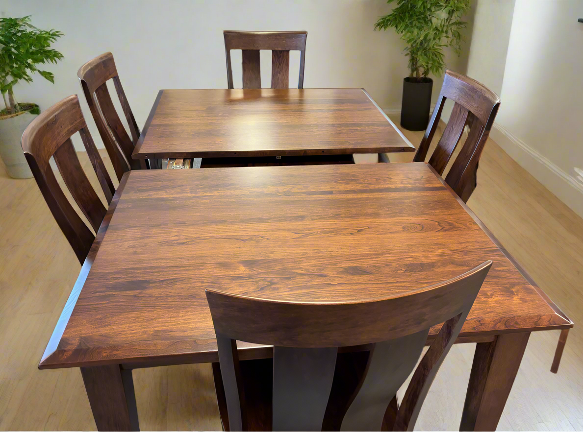 Amish Shaker Leg Avalon Dining Set — Our Family Craft Shop