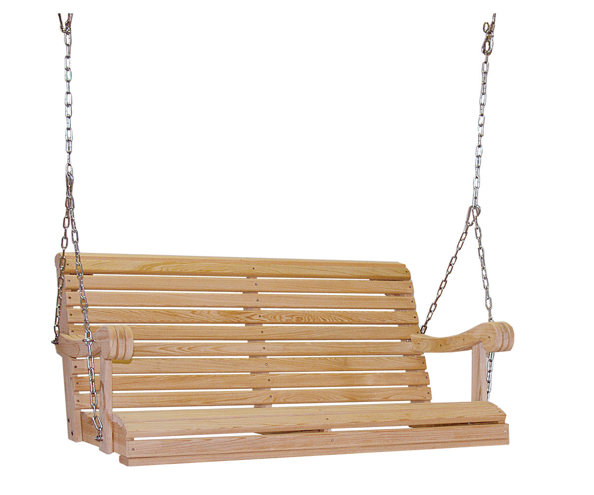 Amish 4' Cypress Grandpa Swing — Our Family Craft Shop