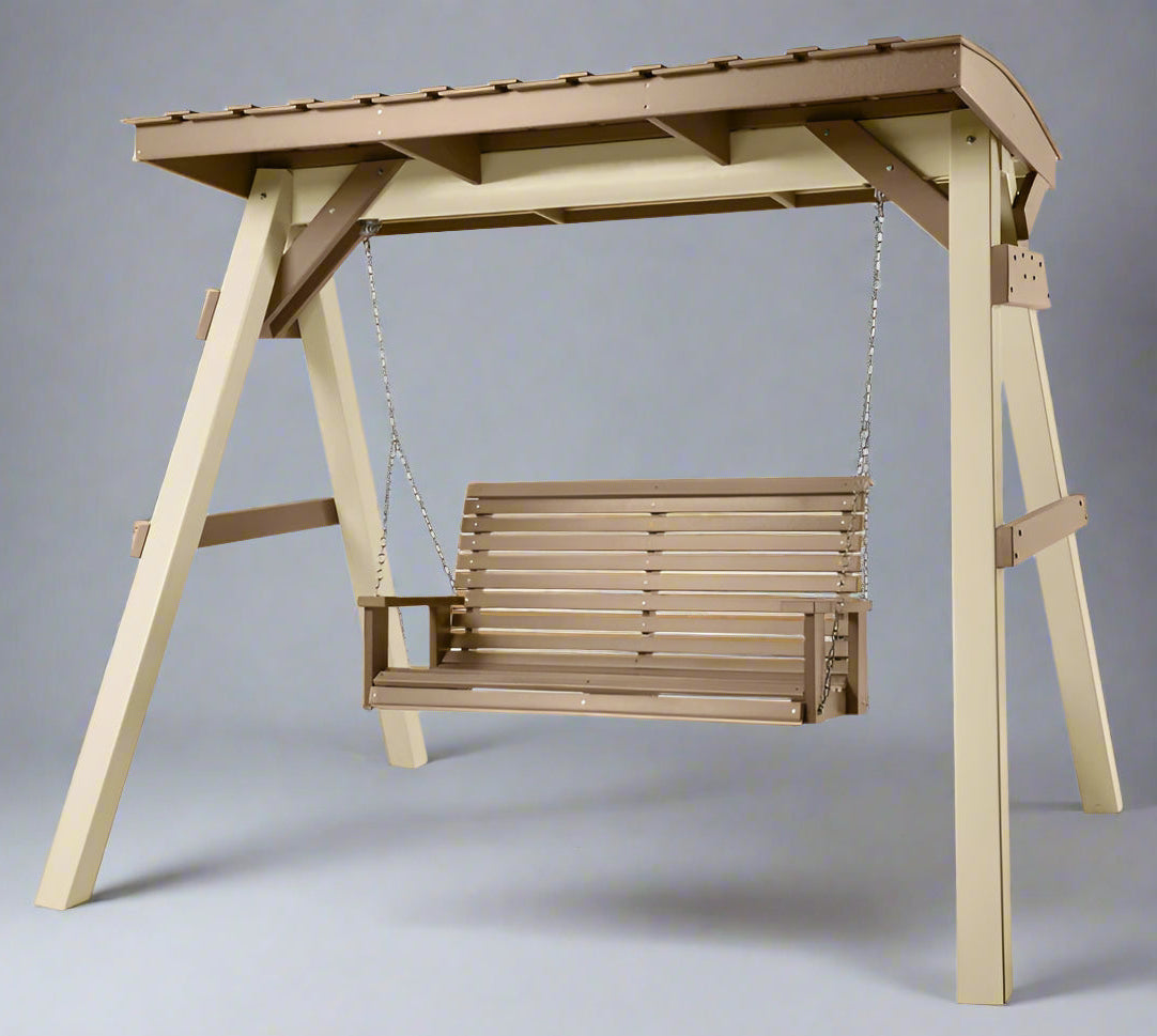 Amish 4' Newport Rollback Swing & A-Frame Set — Our Family Craft Shop