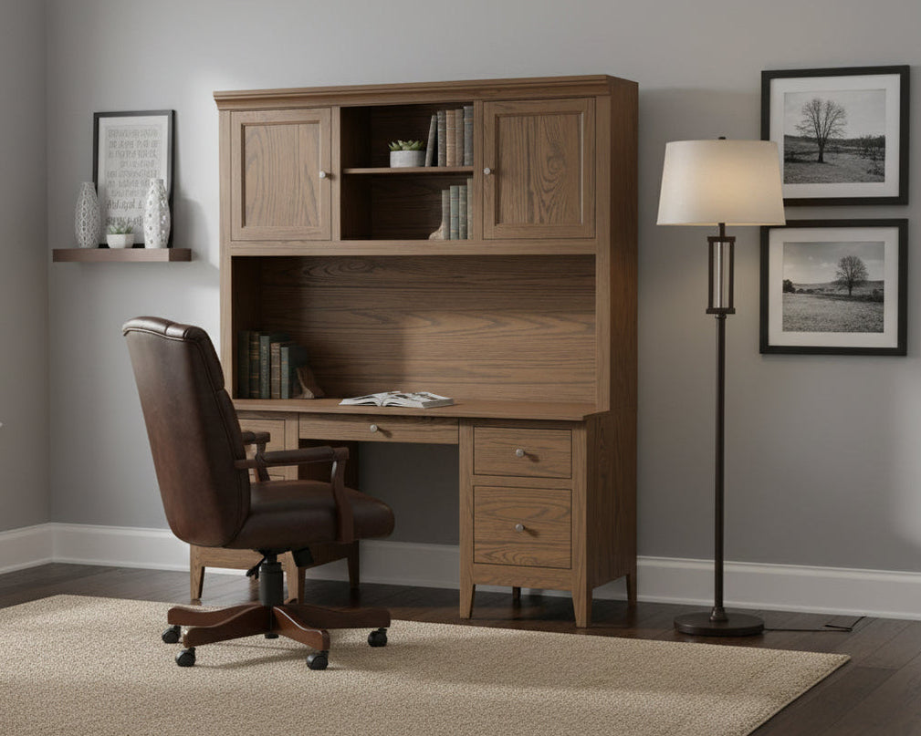 Double Pedestal Desks — Our Family Craft Shop