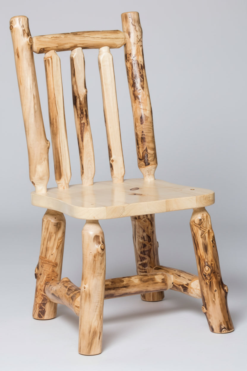 Aspen Log Dining Chair — Our Family Craft Shop