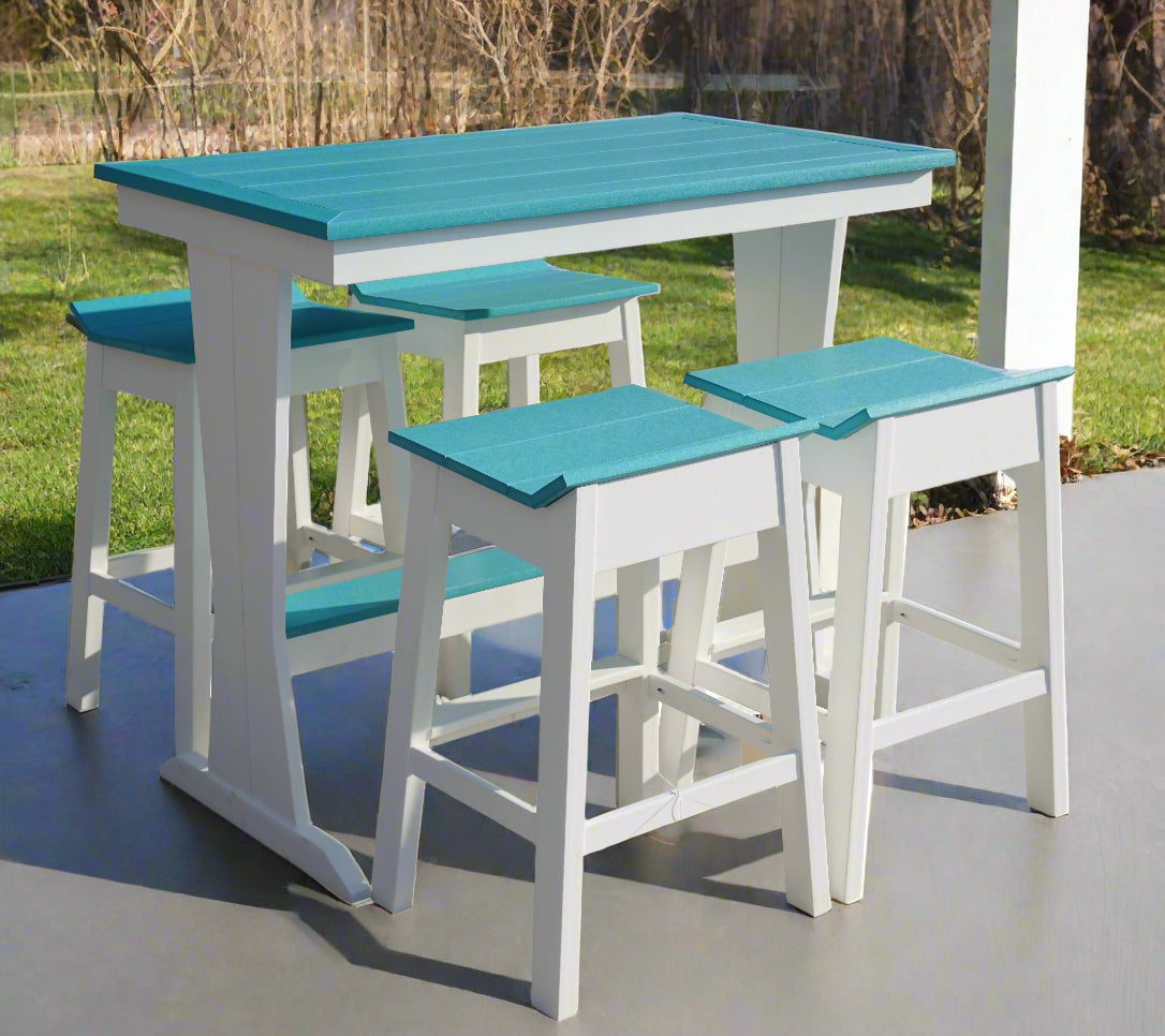 Amish Berkley Counter/Bar Set With 4 Stools — Our Family Craft Shop