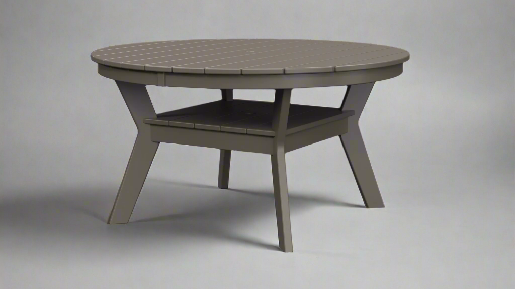 Amish Chat Round Dining Table (Multiple Sizes) — Our Family Craft Shop