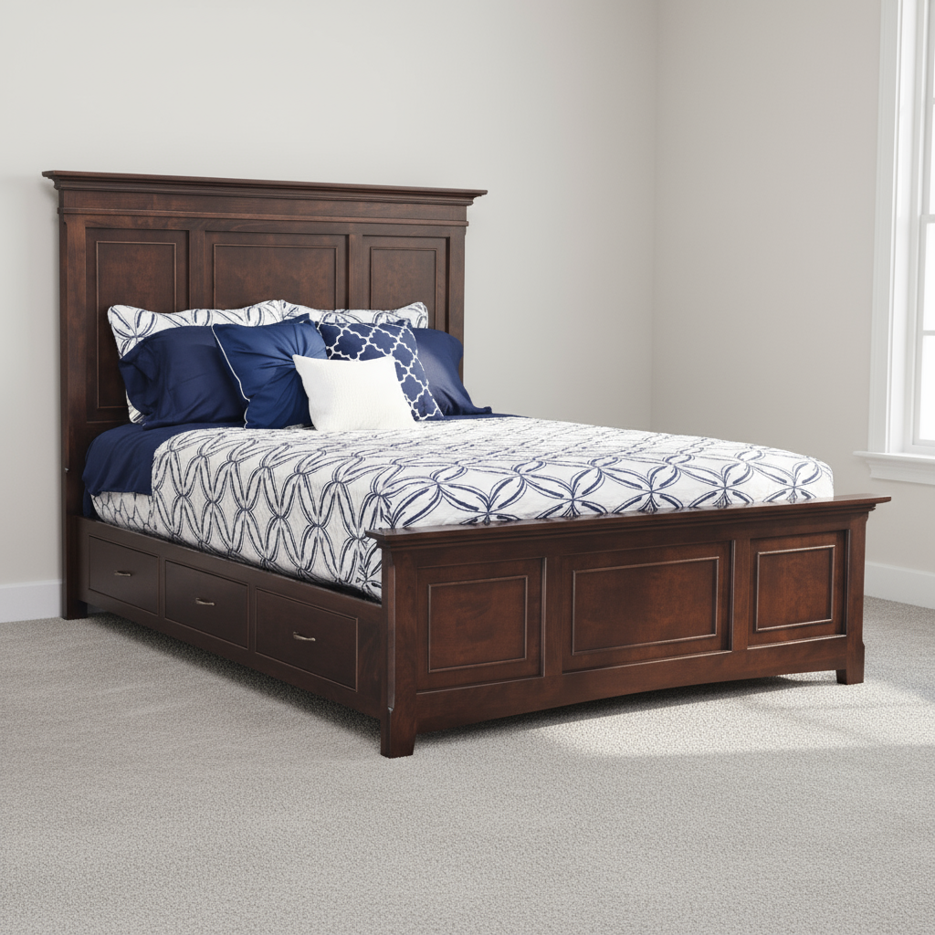 Hamilton Bed - With Storage — Our Family Craft Shop