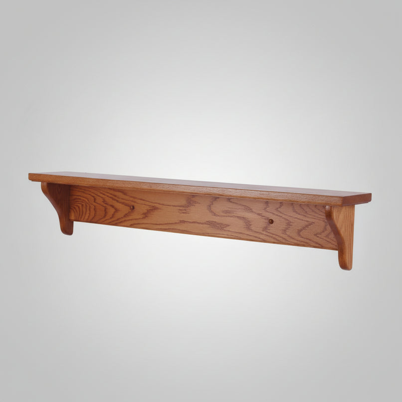 Amish Mission Wall Shelf 5" Deep - Multiple Sizes — Our Family Craft Shop