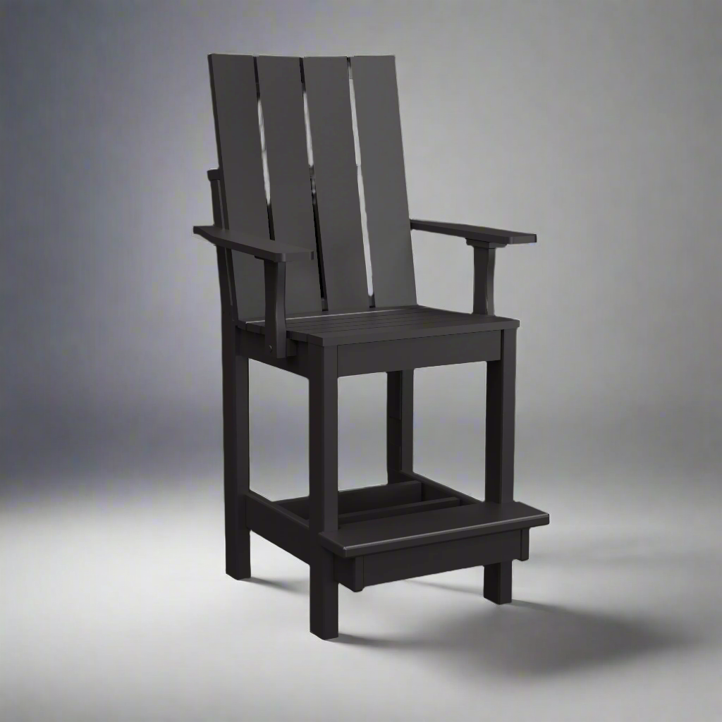 Amish Modern Bar Height Captains Chair — Our Family Craft Shop