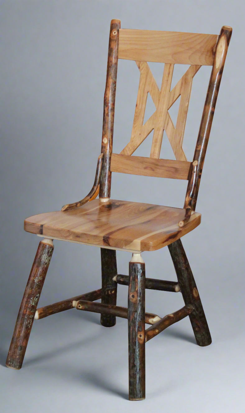 Amish Superior Hickory Log Dining Chair — Our Family Craft Shop