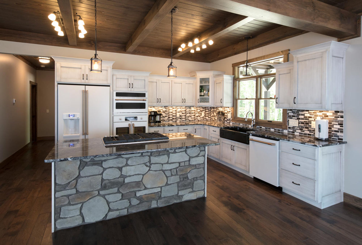 Sample White W/ Glaze Classic Overlay Shaker Kitchen Design — Our ...