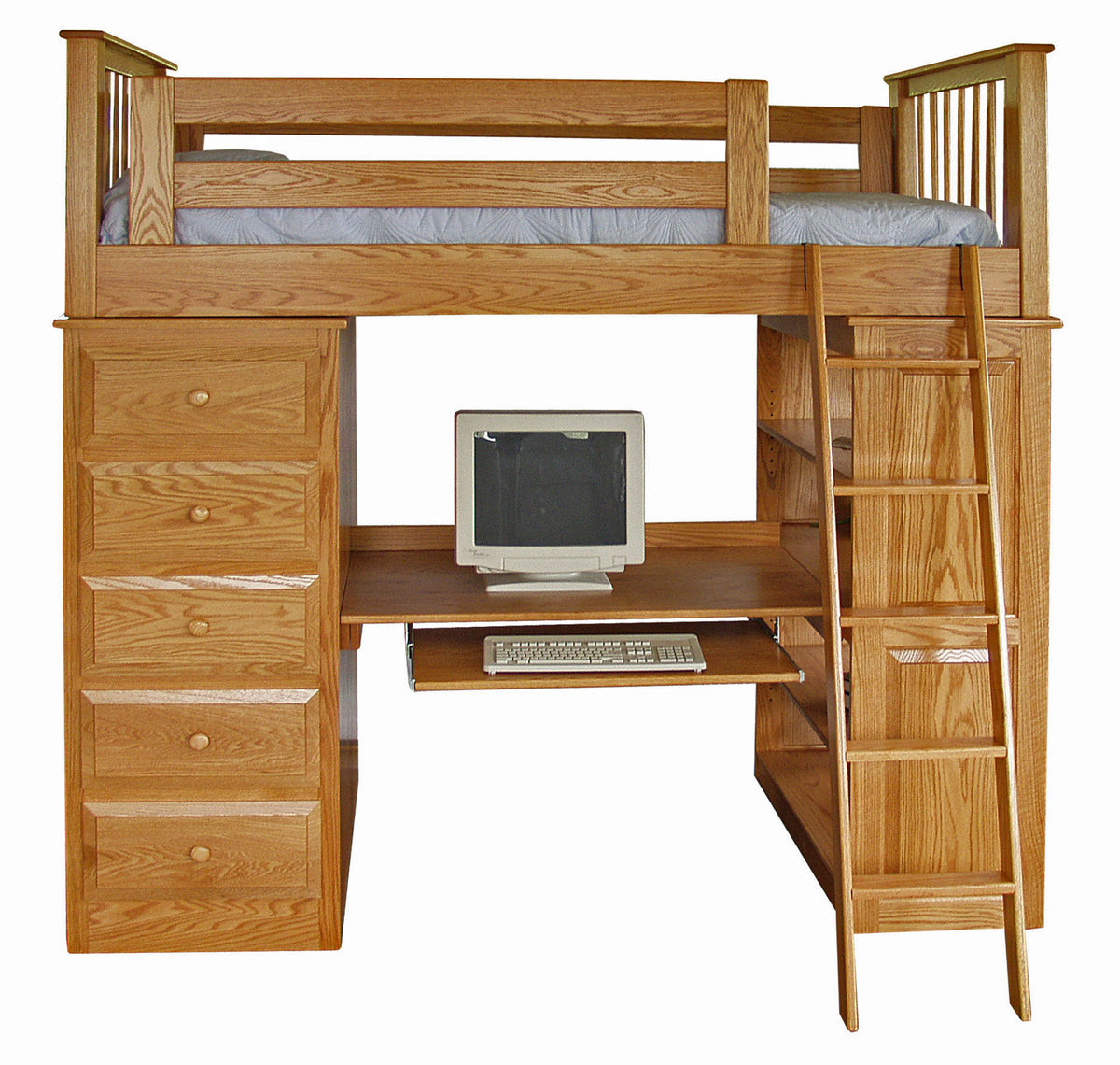 Ultimate Computer Loft Bed — Our Family Craft Shop
